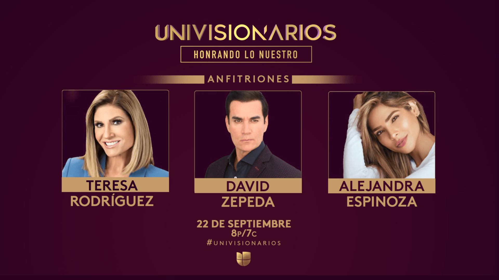 “UNIVISIONARIOS” Announces Hosts that Will Present the Awards ...