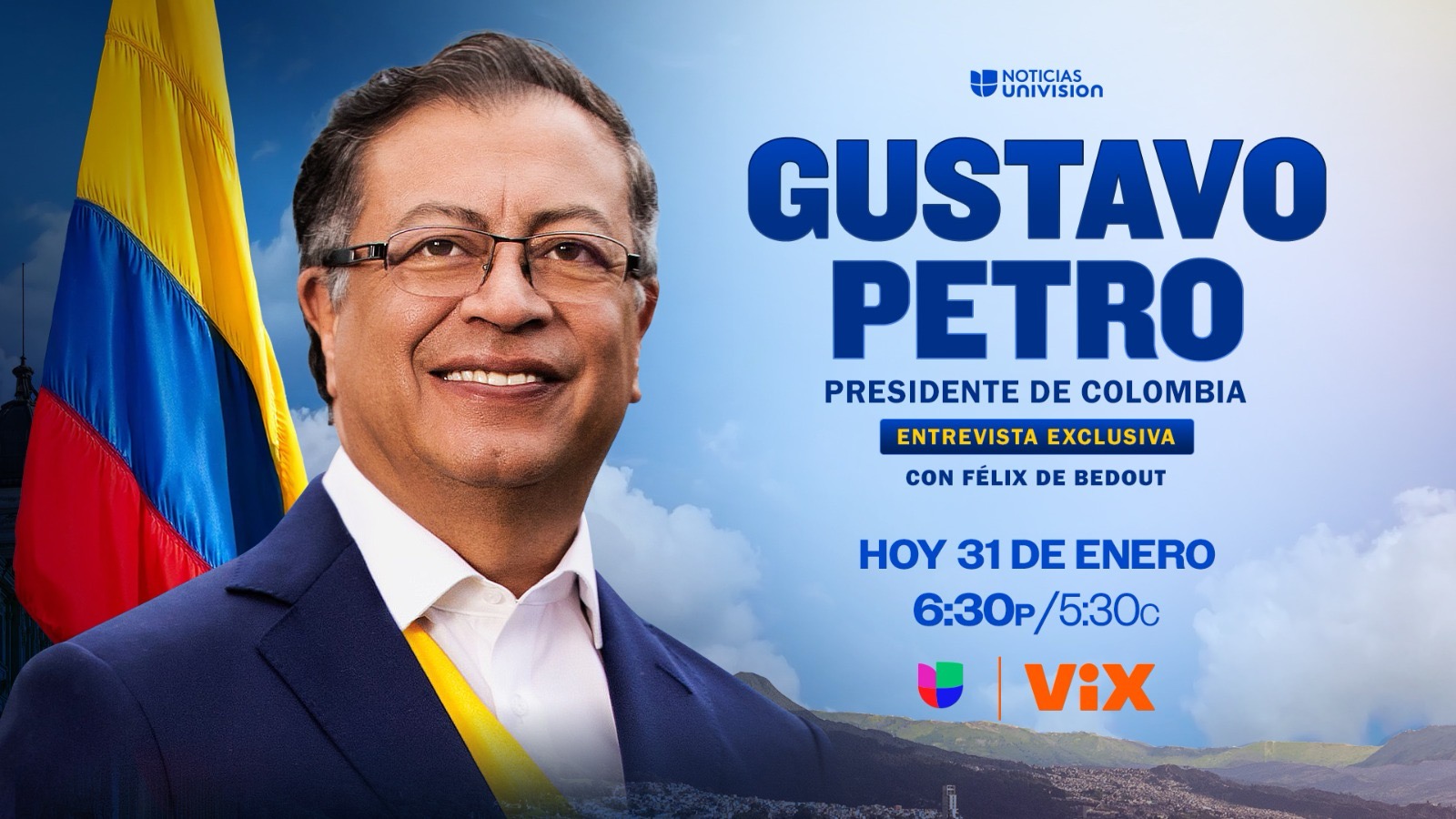 Noticias Univision Presents Colombian President Gustavo Petro’s First ...