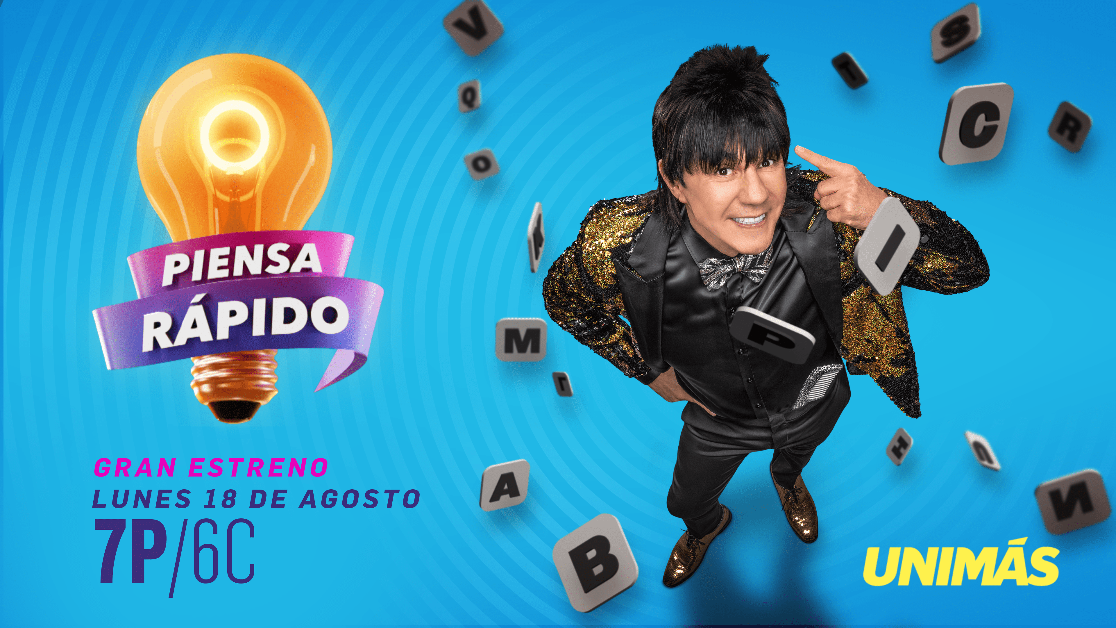 UNIMÁS's "Piensa Rápido", The New Game Show, Hosted by Adrián Uribe's “El Vítor,” Premieres ...
