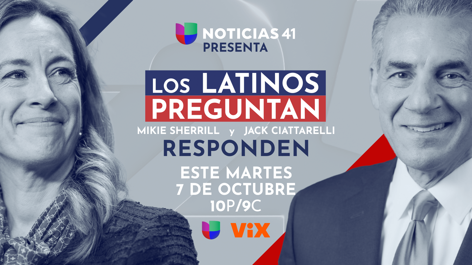 Noticias Univision 41 Announces New Jersey Gubernatorial Townhalls with Mikie Sherrill & Jack ...