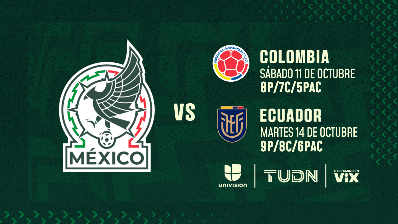 Mexico vs. Colombia, UEFA Qualifiers, Liga MX Friendlies, MLB Playoffs ...