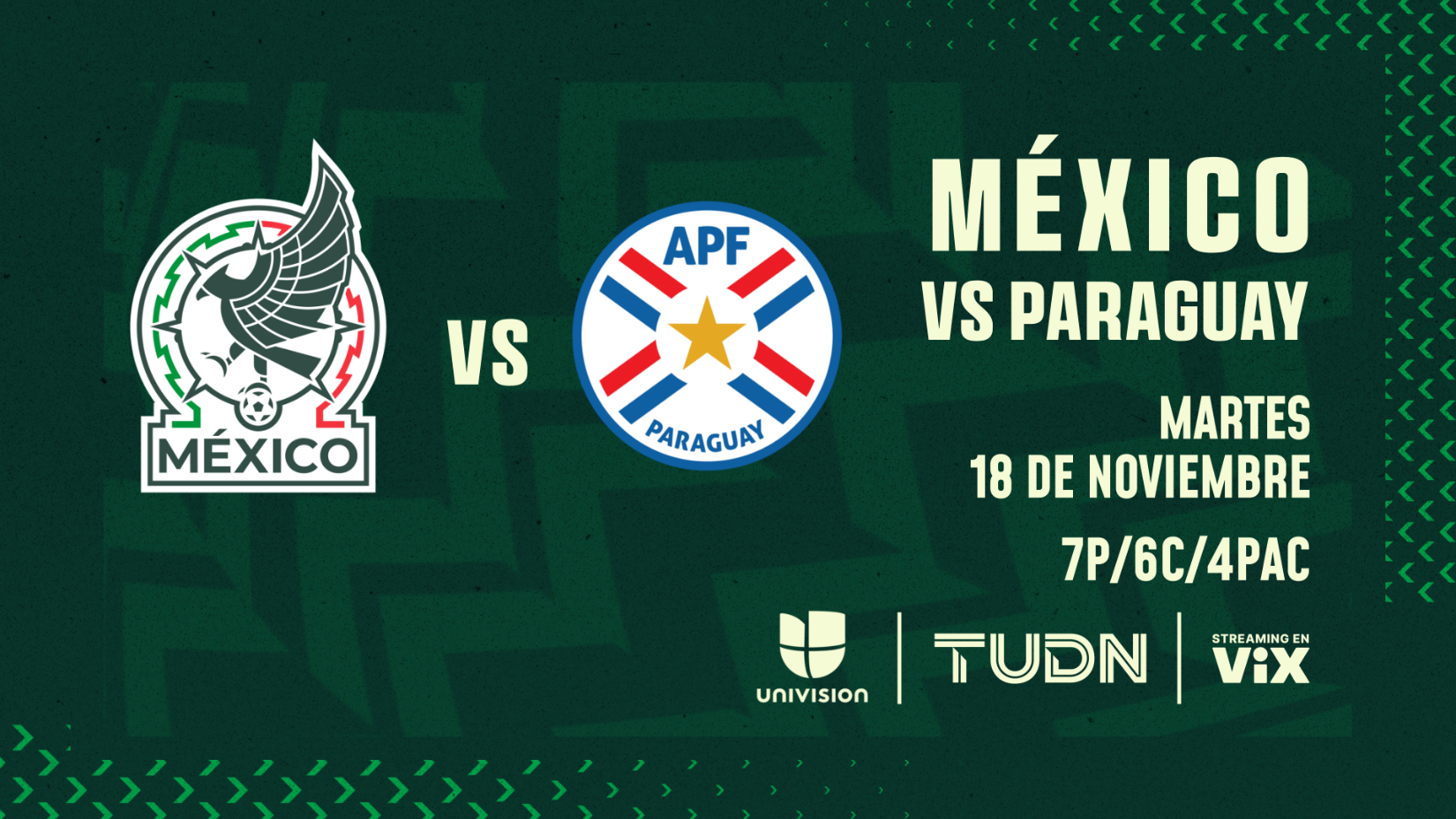 Mexico vs. Paraguay, European World Cup Qualifiers, Liga MX Play-Ins ...