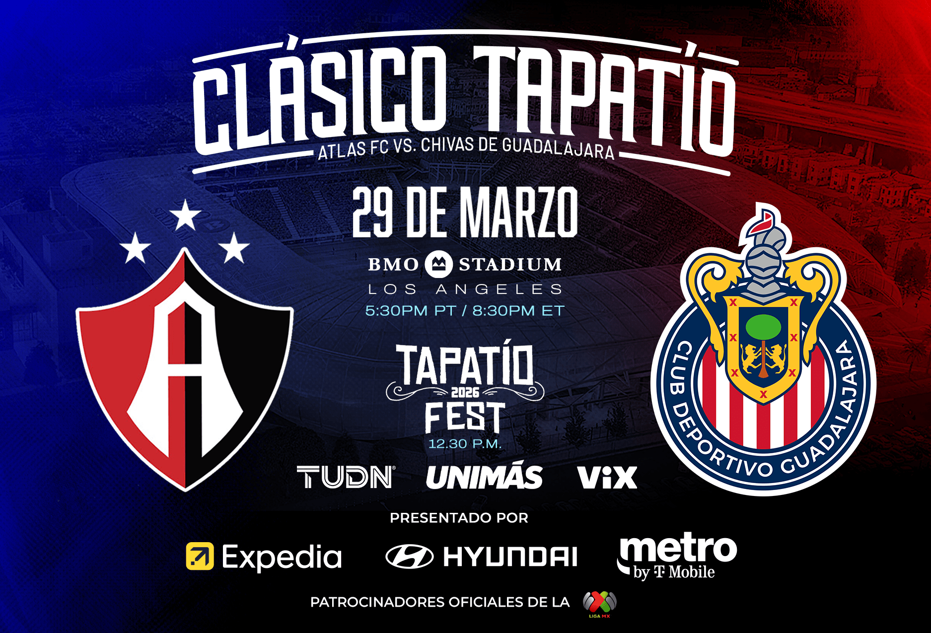 TelevisaUnivision Networks to Air Clásico Tapatío between Atlas F.C ...